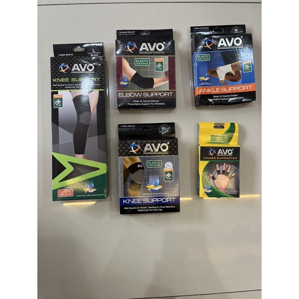 Jual KNEE ANGKLE ELBOW DAN FINGER SUPPORT AVO ORIGINAL | Shopee Indonesia