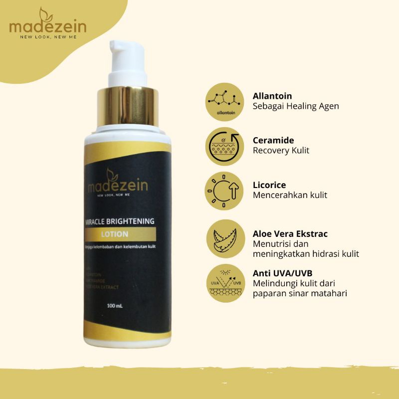 Jual Miracle brightening lotion by Medezein | Shopee Indonesia