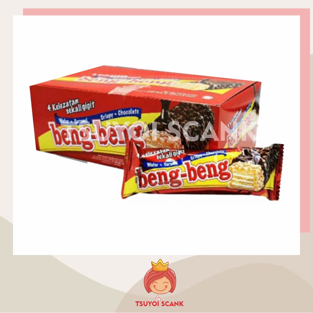 Jual Beng Beng Regular / Wafer Cokelat 25Gr - Isi 17 Pcs | Shopee Indonesia