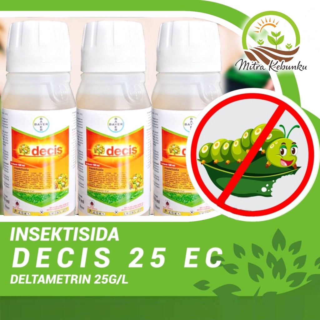 Jual Insektisida Decis 25 EC, 100 ml pembasmi hama ulat | Shopee Indonesia