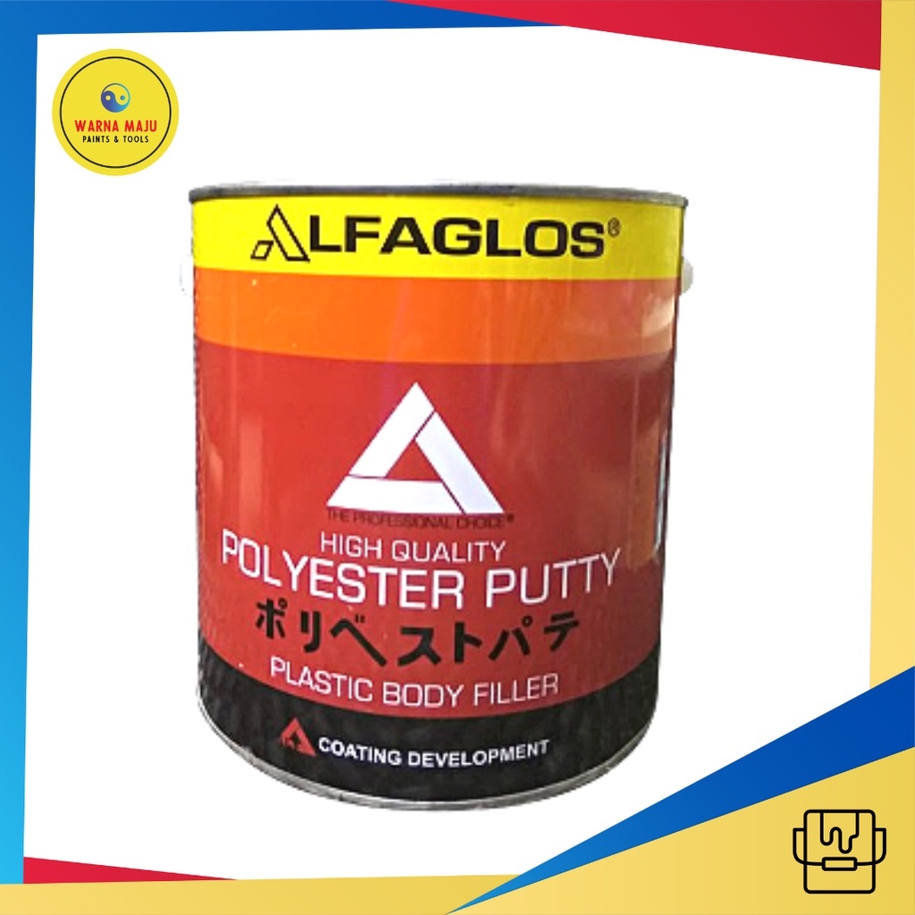 Jual Dempul Alfaglos Polyester Putty 3.3Kg | Shopee Indonesia