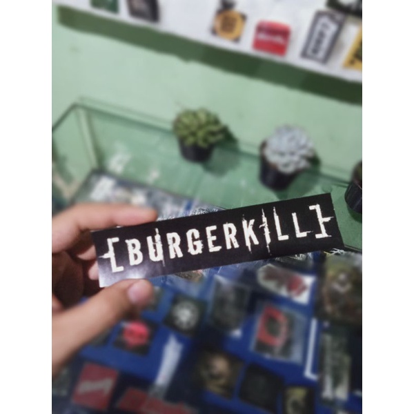 Jual Sticker Band Logo (Burgerkill) vinyl (antiair) | Shopee Indonesia