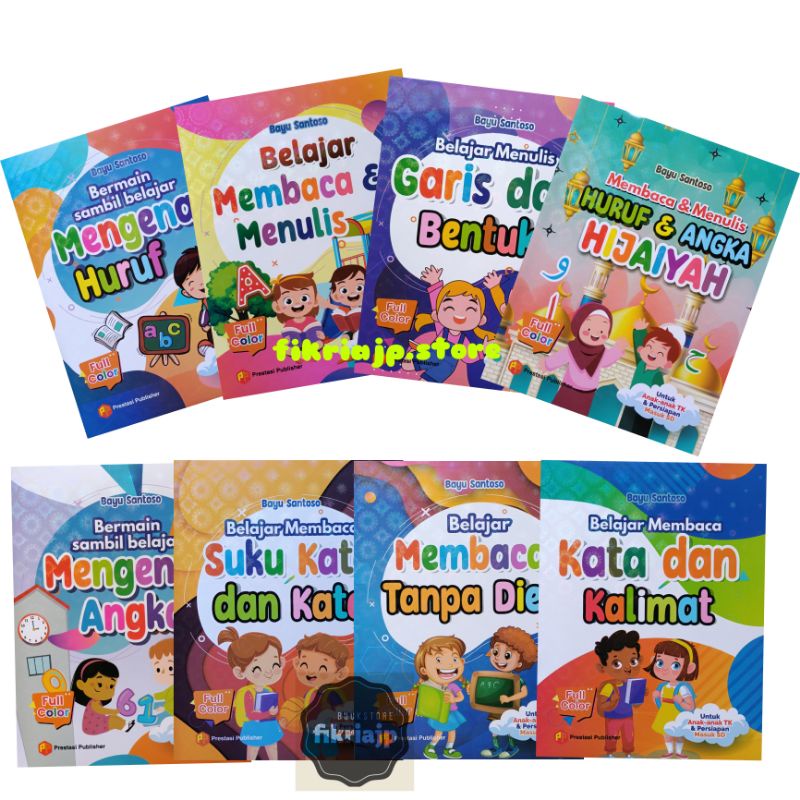 Jual Buku Persiapan SD Mengenal Huruf Angka Membaca - Uk Besar A4 (BP ...