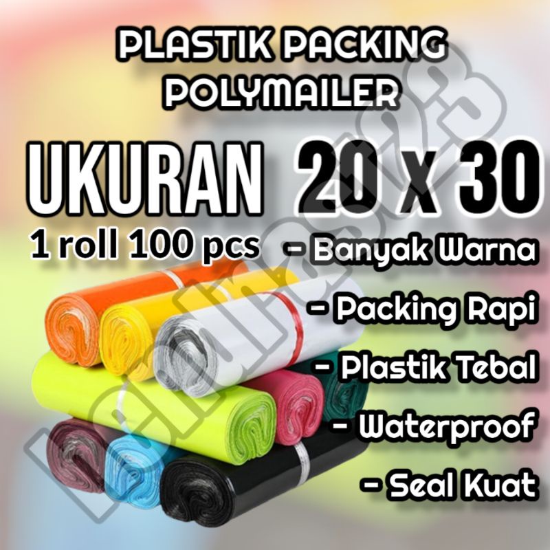 Jual POLYMAILER 20X30 / POLIMER 20X30 / PLASTIK PACKING POLYMAILER 20 X ...