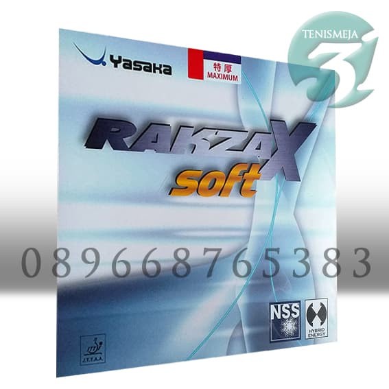 Jual Yasaka RAKZA X SOFT, karet tenis meja buatan Germany - Hitam DWO27 | Shopee Indonesia