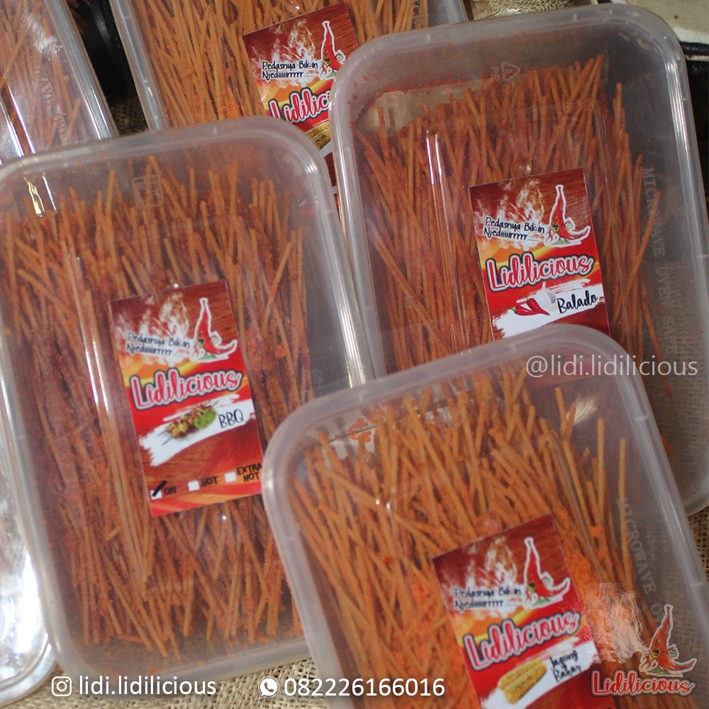 Jual MIE LIDI MILIDI BITING PEDAS SNACK CEMILAN PEDAS BY LIDILICIOUS ...