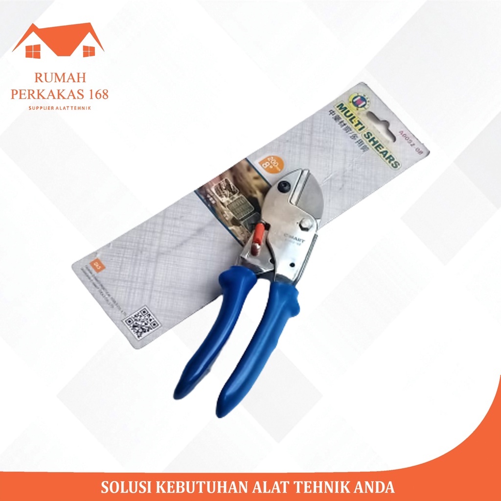 Jual C-mart Gunting Rotan Multifungsi Multi purpose scissors CA00052-08 ...