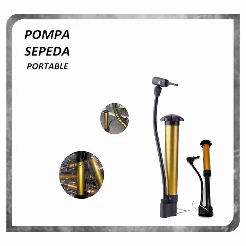 Jual Pompa Ban Mini Portable Hidrolis / Pompa Hydro Ban Sepeda Portable ...