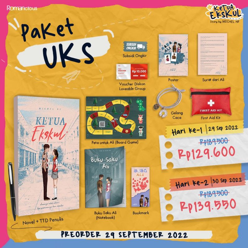 Jual Novel Ketua Ekskul - Michel NF - Loveable | Shopee Indonesia