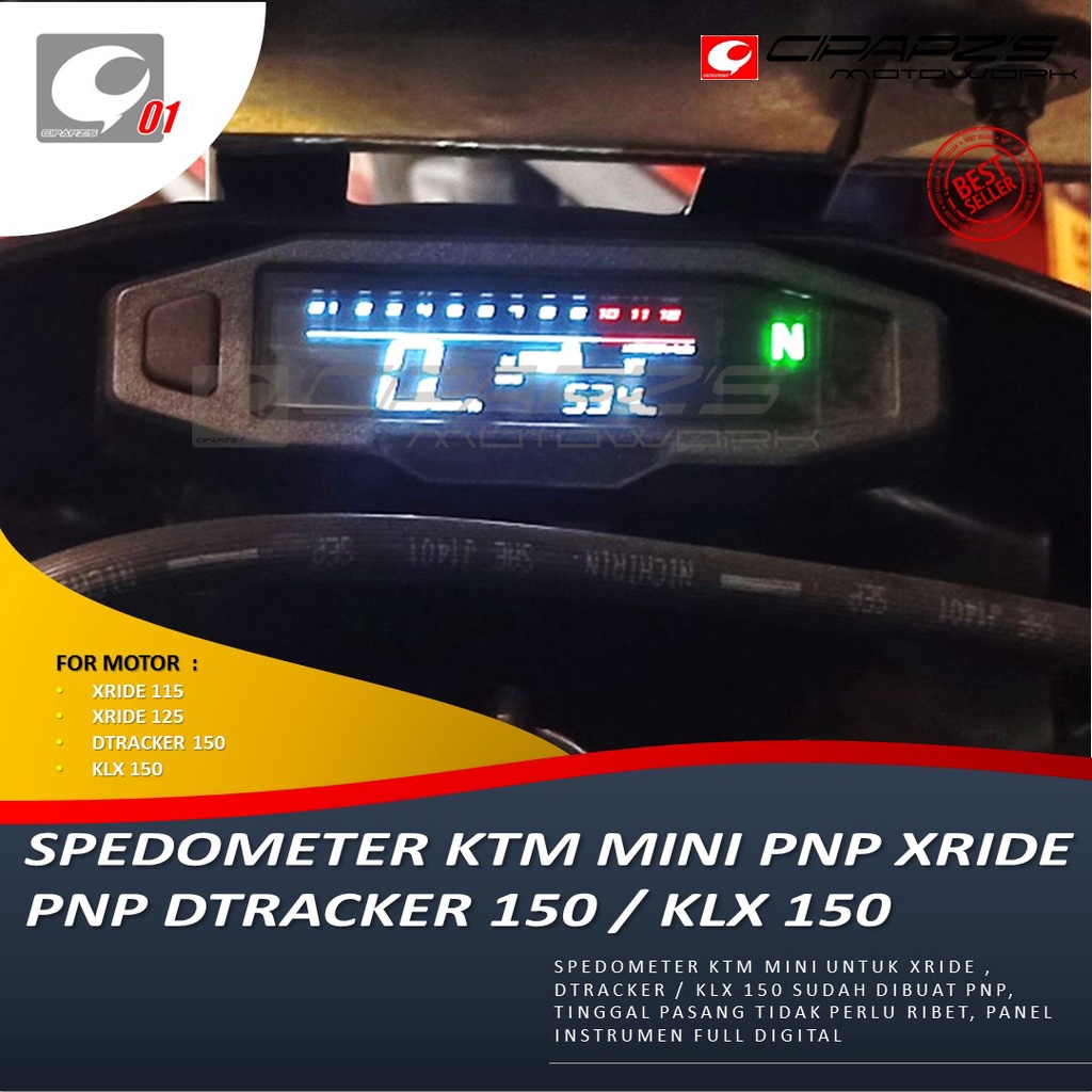 Jual Speedo X Ride Klx Dtracker model ktm PnP | Shopee Indonesia