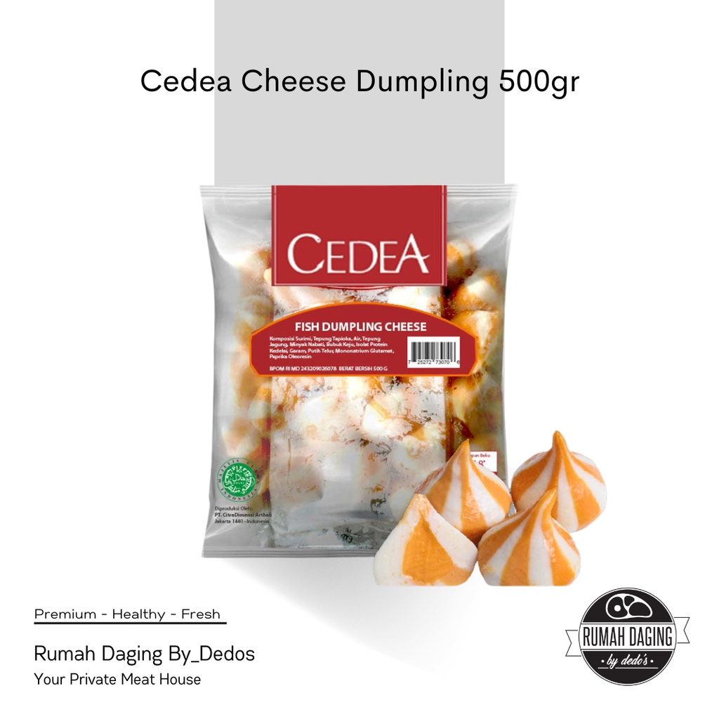 Jual CEDEA CHEESE DUMPLING 500gr | CEDEA BASO SEAFOOD OLAHAN | Shopee ...