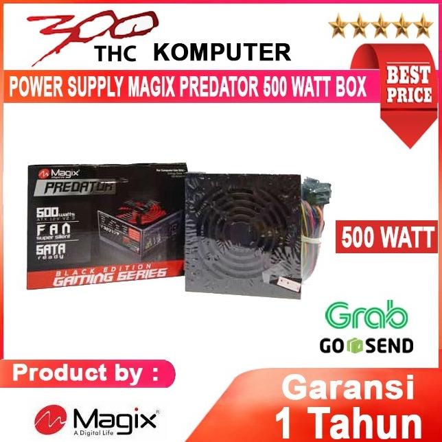 Jual PSU Power Supply Magix 500watt BOX ( Non Kabel Power ) | Shopee ...