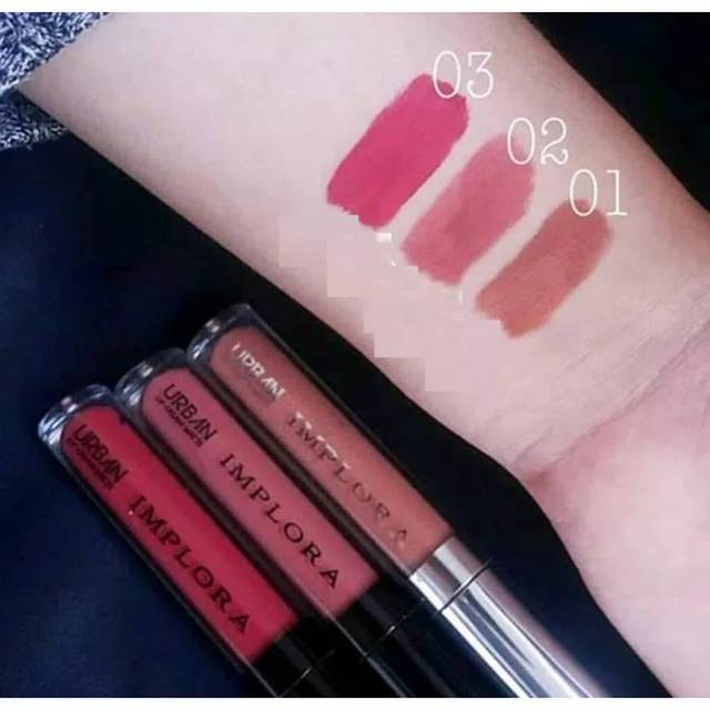 Jual Lipcream implora no 1,2,3 | Shopee Indonesia