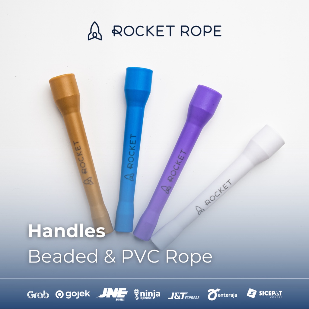 Jual [ROCKET ROPE] Jump Rope Handle 1pc 2pcs 1pair Beaded Jump Rope ...