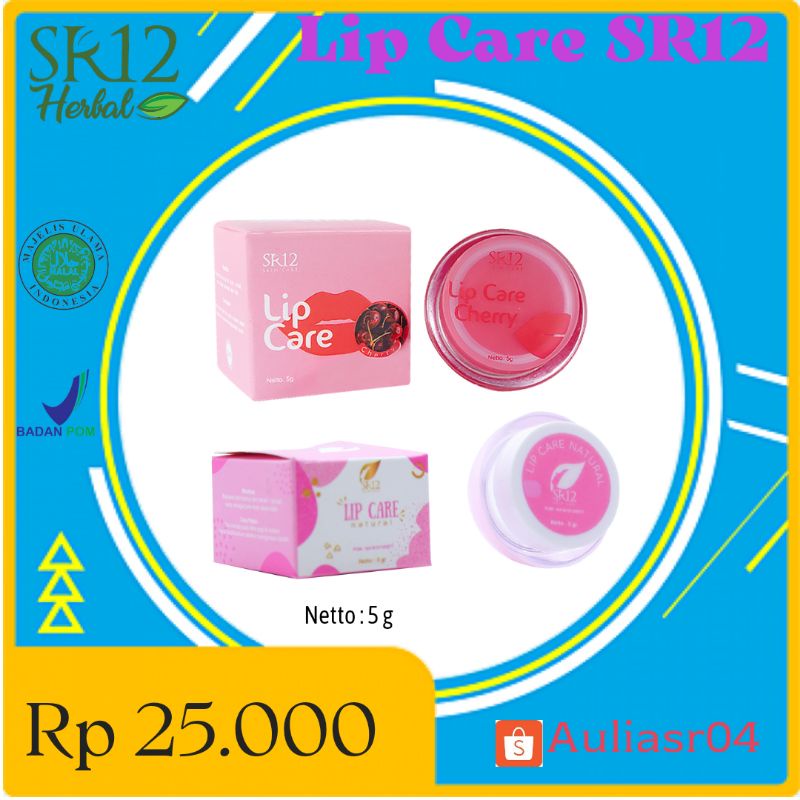 Jual 𝙇𝙞𝙥 𝘾𝙖𝙧𝙚 SR12 / 𝙋𝙚𝙡𝙚𝙢𝙗𝙖𝙗 𝘽𝙞𝙗𝙞𝙧 𝘼𝙡𝙖𝙢𝙞 / 𝙉𝙖𝙩𝙪𝙧𝙖𝙡 / 𝘾𝙝𝙚𝙧𝙧𝙮 | Shopee Indonesia