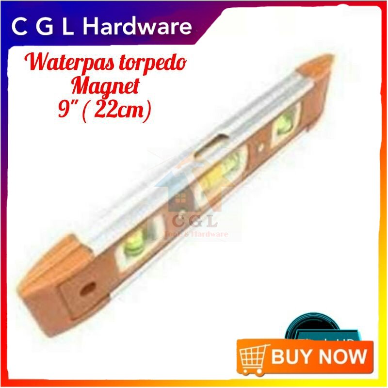 Jual waterpas magnet mini torpedo 9"( 22cm) | Shopee Indonesia