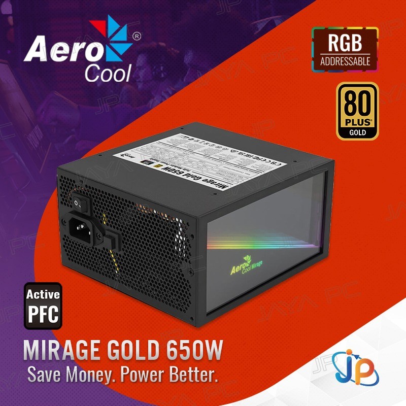 Jual Aerocool Mirage Gold RGB 650W PSU - Power Supply 650 Watt 80+ Gold Full Modular | Shopee ...