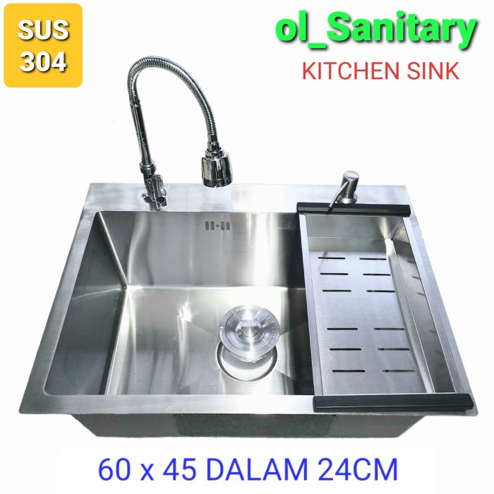 Jual bak cuci piring stainless BCP/ bak cuci piring tebal/rak cuci ...