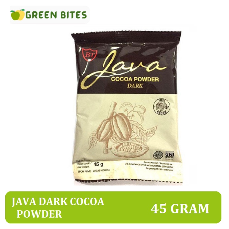 Jual JAVA COCOA POWDER DARK 45 g | Shopee Indonesia