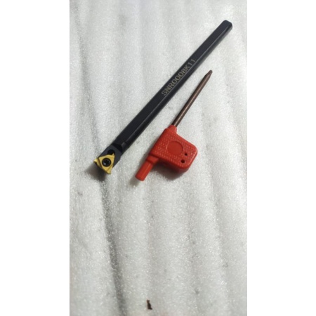 Jual Holder Bubut Drat Ulir Dalam As 8mm Stang pahat Bubut drat Dalam Batang 8mm SNR0008K11 ...