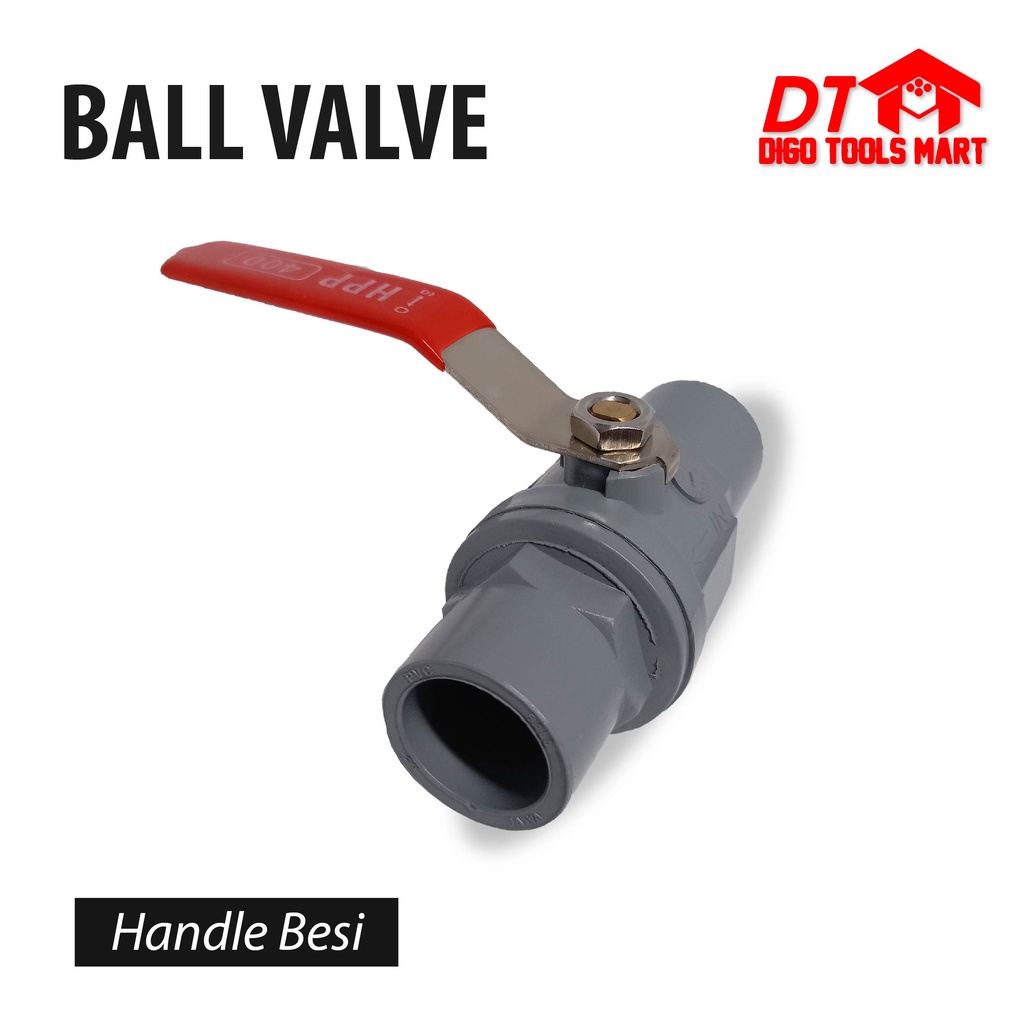 Jual Ball Valve Handle Besi PVC 1 inci Gagang Besi Stop Keran | Shopee Indonesia