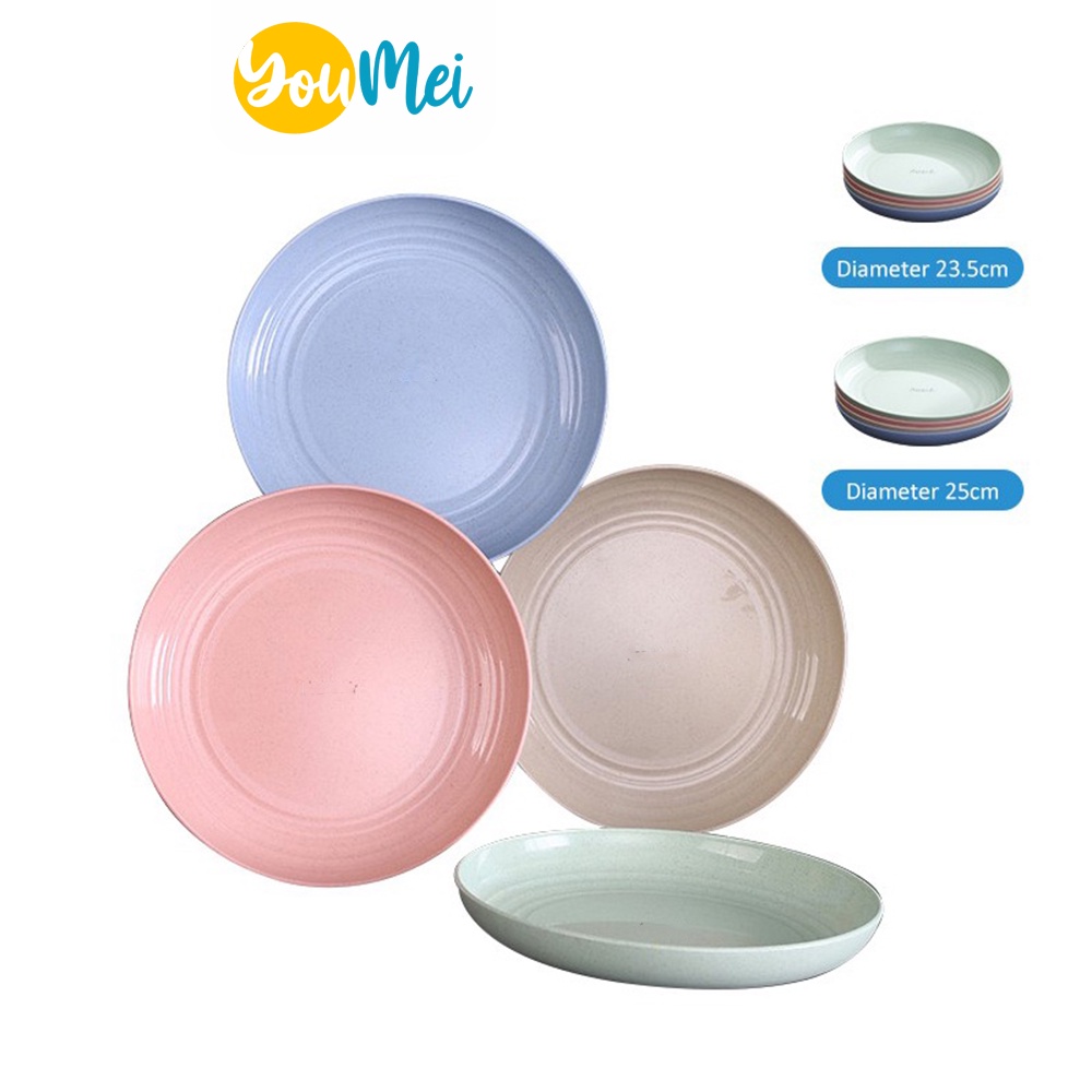 Jual Piring Dinner Plate 20 cm / Piring Makan Plastik / Piring Nasi ...