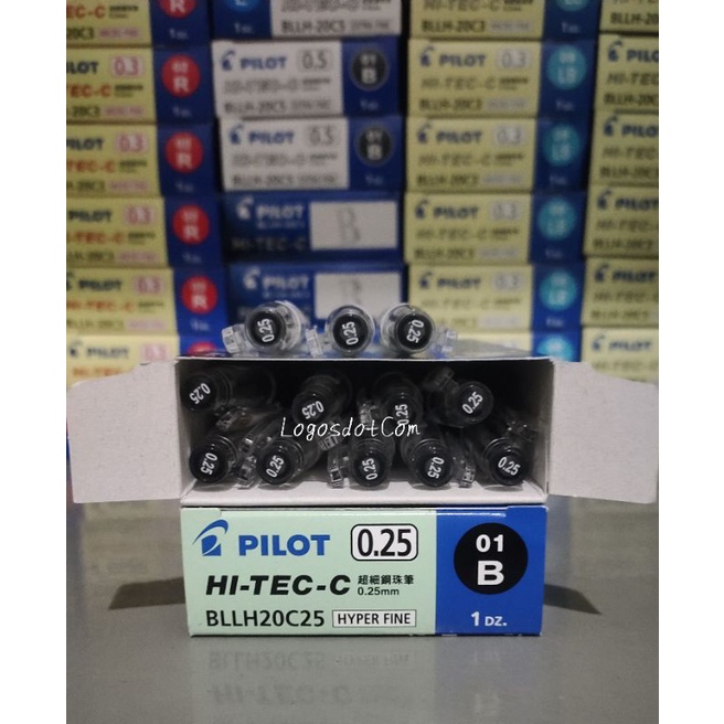 Jual Pen HiTec Pilot 0.25/0.3/0.4/0.5 [ 1Pcs ] / Pulpen Hi-Tec Hitech ...