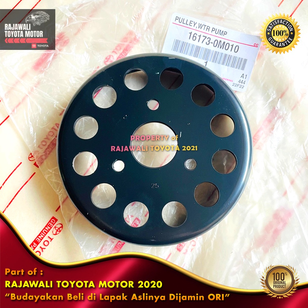 Jual Pulley Water Pump Vios & Yaris 1500CC 2004-2016 Puli Puley Pompa ...