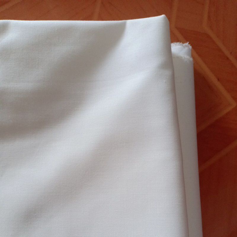 Jual KAIN KATUN PUTIH BEIGE HALUS ( potongan panjang 1,2 meter = 36.000 ...