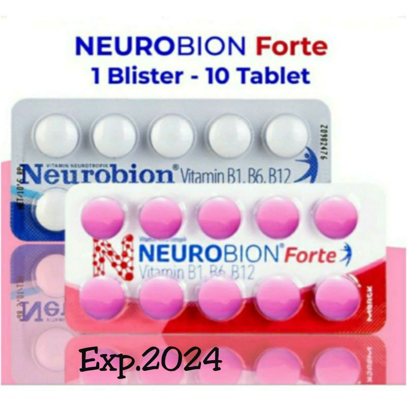 Jual Neurobion/forte/nervion/Bioron - 1Blister isi 10 tablet suplemen ...