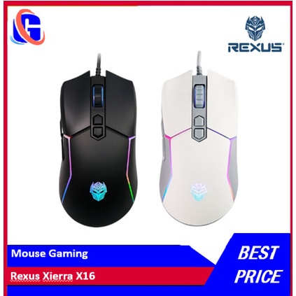 Jual Rexus Mouse Gaming Xierra X16 | Shopee Indonesia