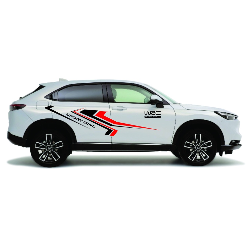Jual Stiker mobil hrv stiker body samping mobil hrv cutting stiker list ...