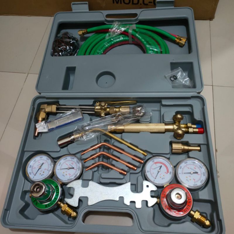 Jual Alat las set oxigen acetyline Welding cutting kit | Shopee Indonesia