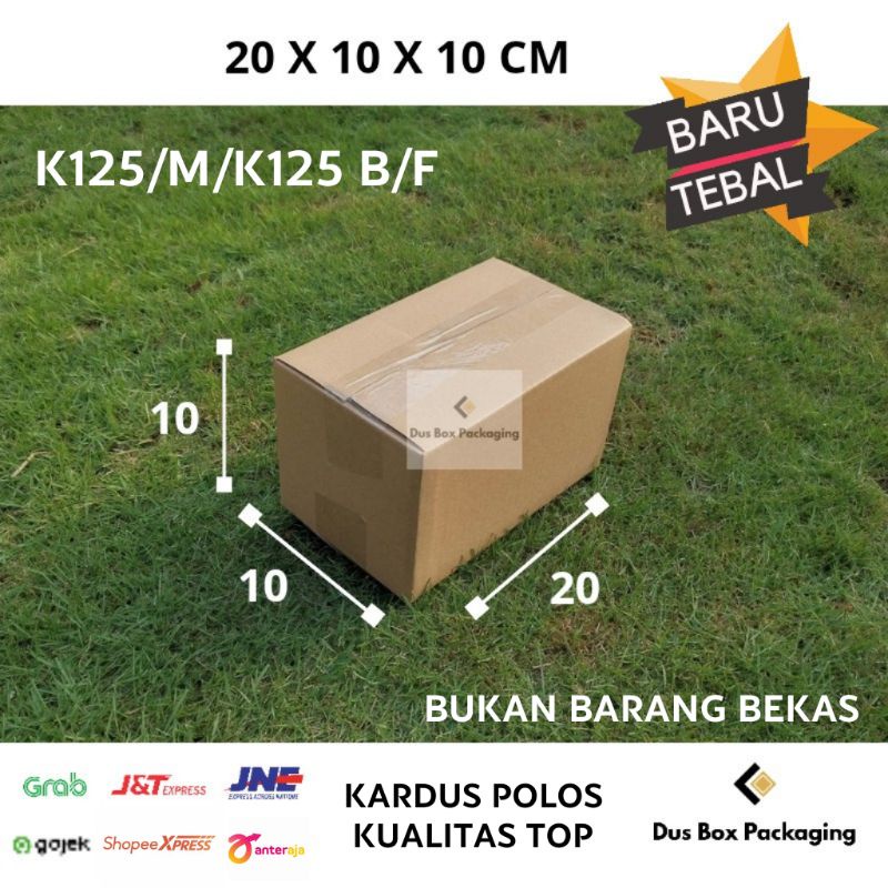 Jual Kardus box karton 20X10X10 cm kotak packing | Shopee Indonesia