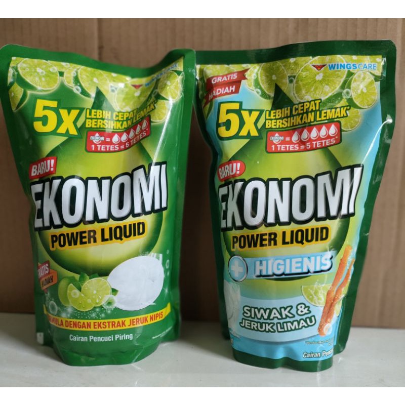 Jual EKONOMI POWER LIQUID JERUK NIPIS 650ml | Shopee Indonesia