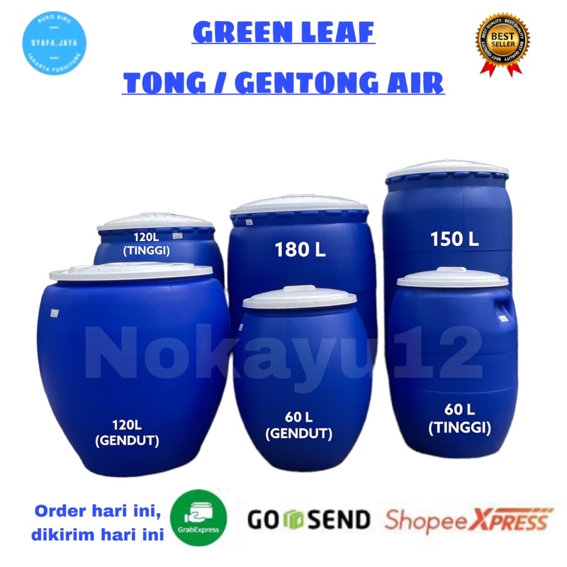 Jual KHUSUS INSTAN TONG AIR / TONG AIR + KRAN GREEN LEAF / GENTONG AIR ...