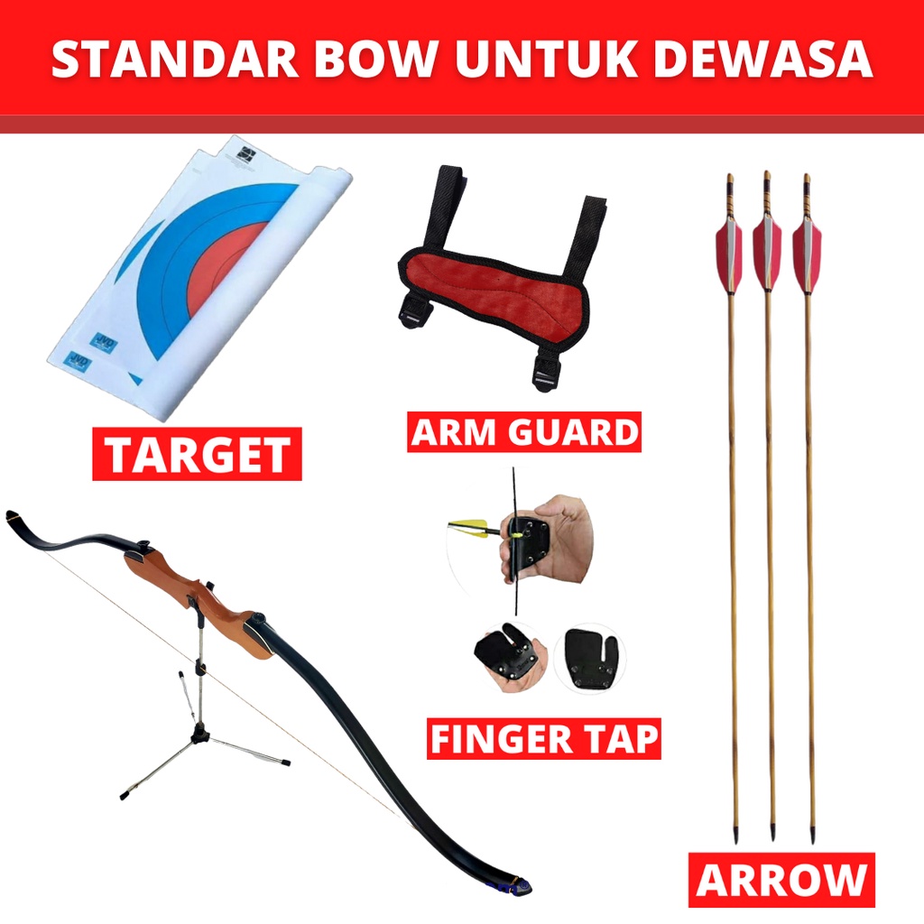 Jual Paket Lengkap Olahraga Busur Panahan Dewasa Fullset | Shopee Indonesia