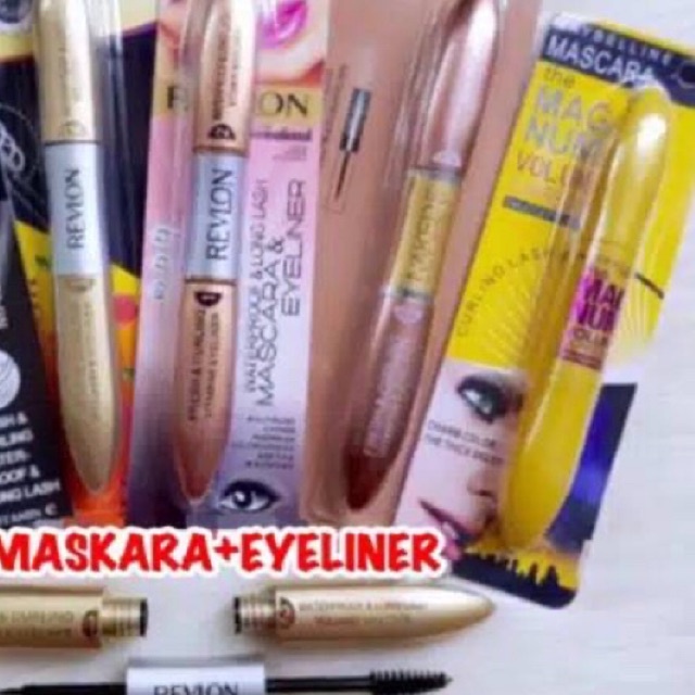 Jual Maskara+eyeliner maybelline 2in1 | Shopee Indonesia