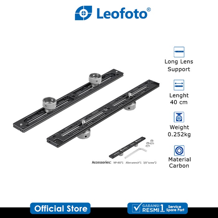 Jual Leofoto NP-400 Multiple Rails Long Plate Tripod | Shopee Indonesia