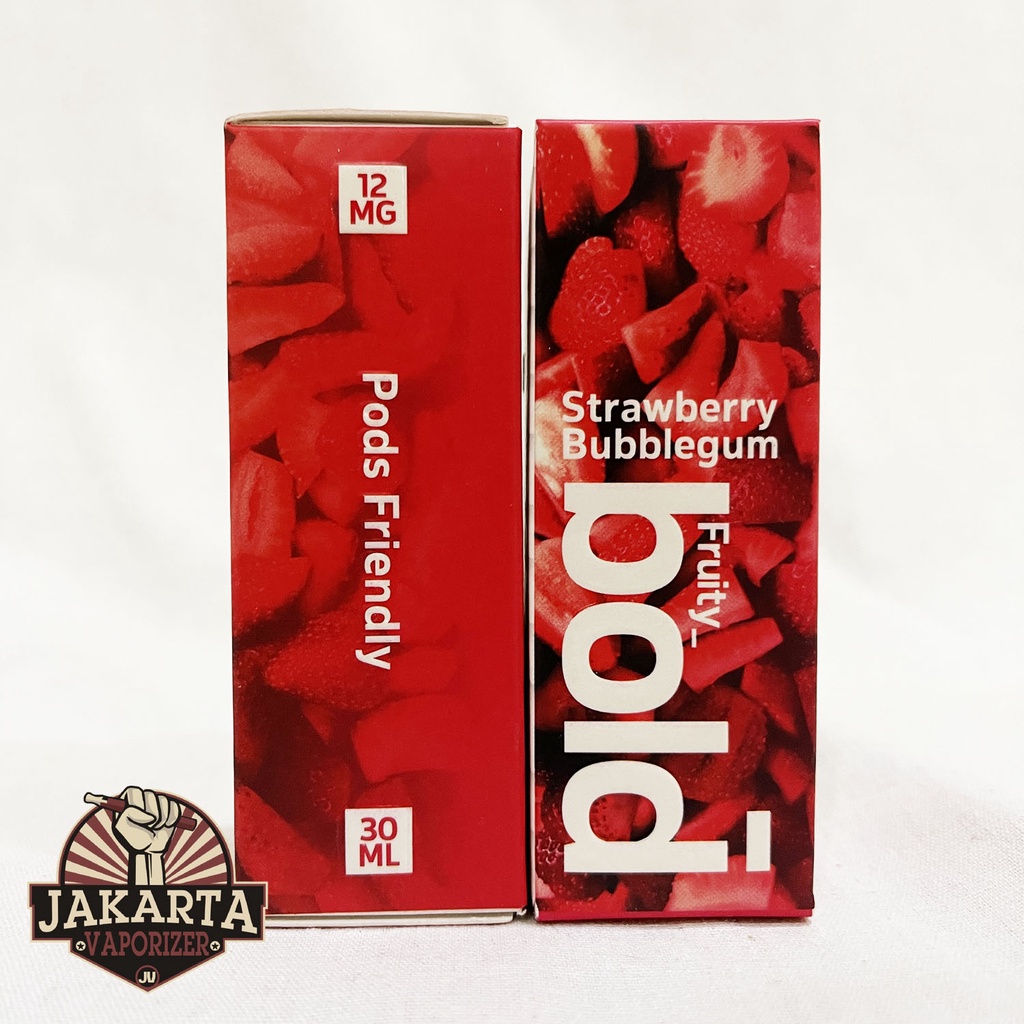 Jual PODS FRIENDLY BOLD STRAWBERRY BUBBLEGUM 30ML 12MG BY JOSS X OMNI ...