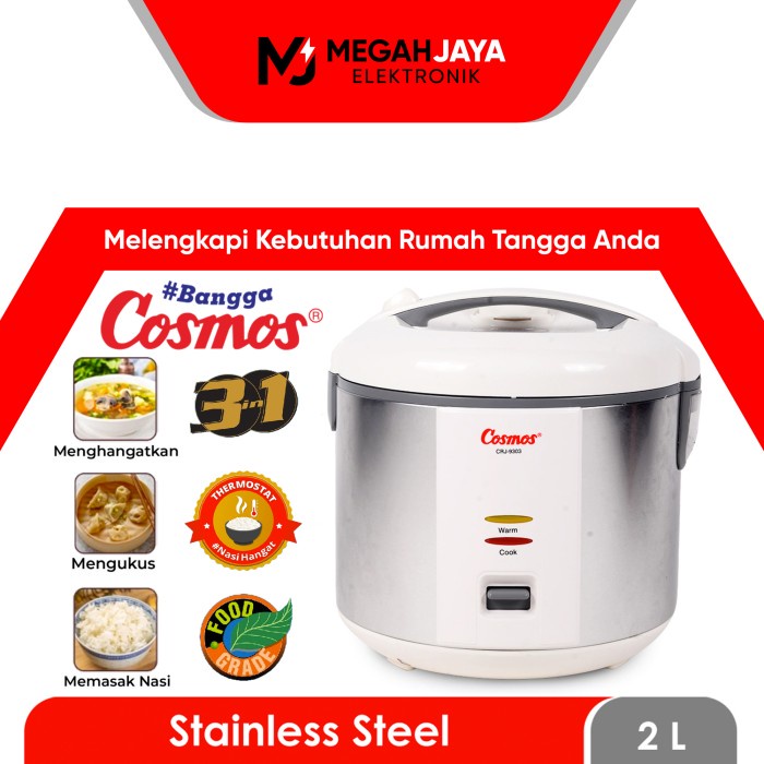 Jual COSMOS RICE COOKER / MAGIC COM CRJ-9303 / CRJ 9303 (2 LITER ...
