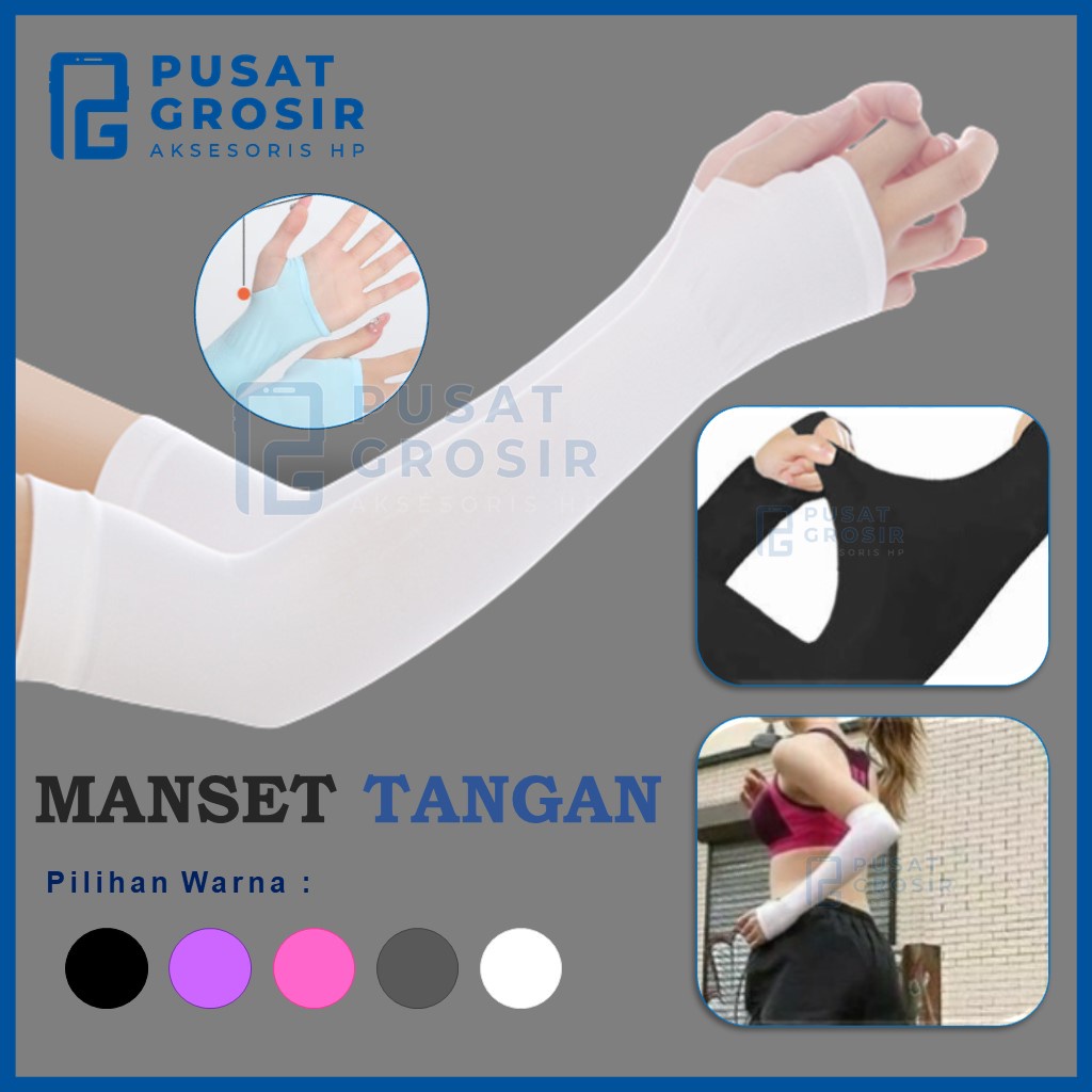 Jual Manset tangan lengan panjang polos hansock wanita hensok tangan ...