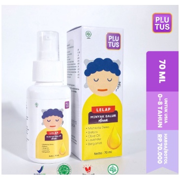Jual Plutus Bapil ( Batuk Pilek ) Pepermint 70ml Minyak Balur Anak ...