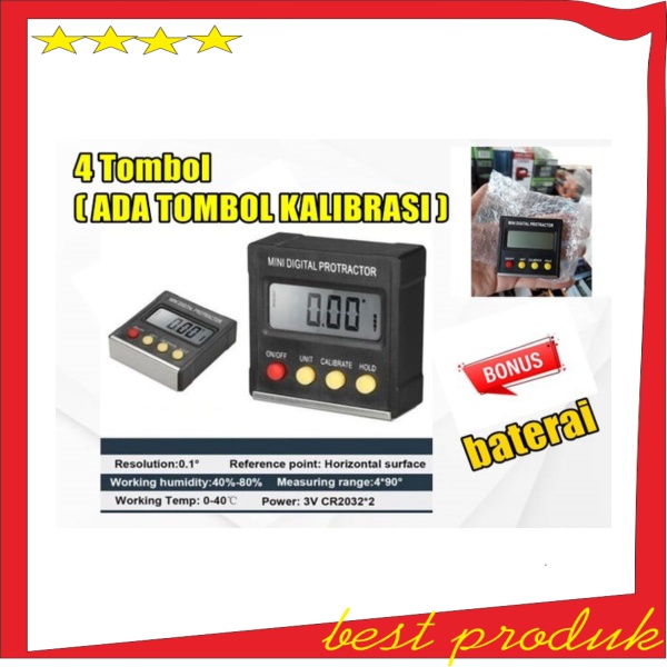 Jual Digital Inclinometer - alat pengukur kemiringan - busur derajat ...