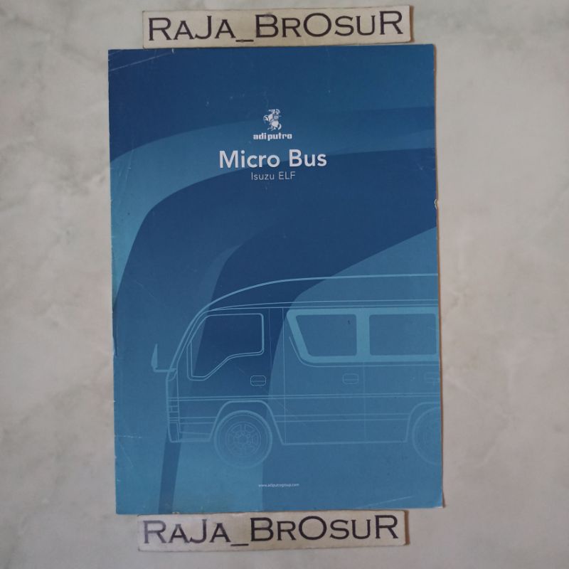 Jual Poster brosur katalog flyer Adi Putro Micro Bus Isuzu Elf | Shopee ...