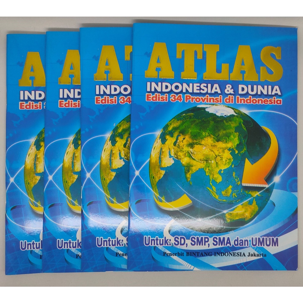 Jual ATLAS INDONESIA & DUNIA EDISI 34 PROVINSI DI INDONESIA | Shopee ...
