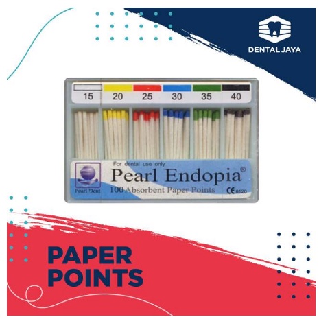 Jual Pearldent Paper Point | Endodontic | Paper Point Perawatan Saluran ...