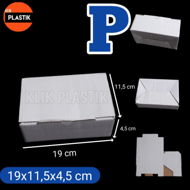 Jual KARDUS P PUTIH 19x11.5x4.5cm KARTON BOX KOTAK HP AKSESORIS PACKING ...