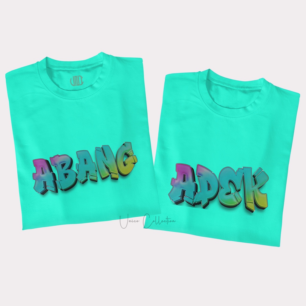 Jual Kaos Couple Anak Abang Adek Sablon Warna Baju Pasangan Adik Kakak ...