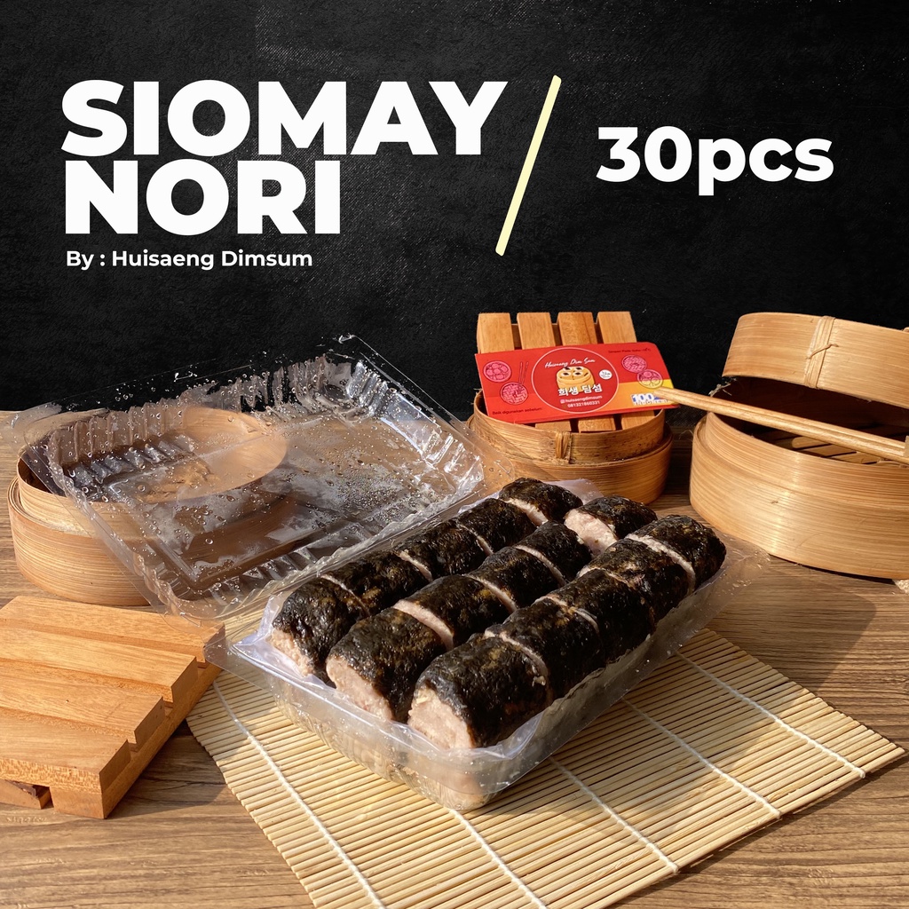 Jual Dimsum Premium Siomay Nori isi 30 pcs dengan Saus di Kota Bandung ...